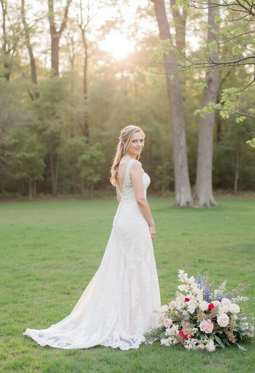 Simple Elegance: Wedding Dress Lace Styles - TheCharmingBride.com
