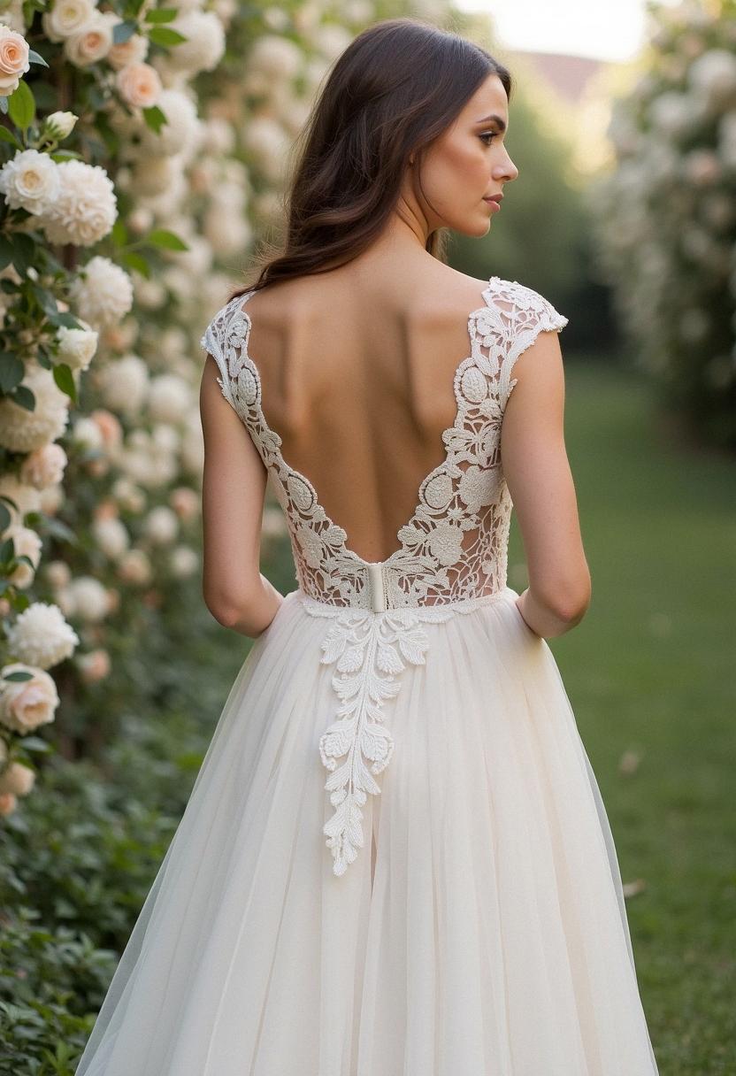 Simple Elegance: Wedding Dress Lace Styles - TheCharmingBride.com