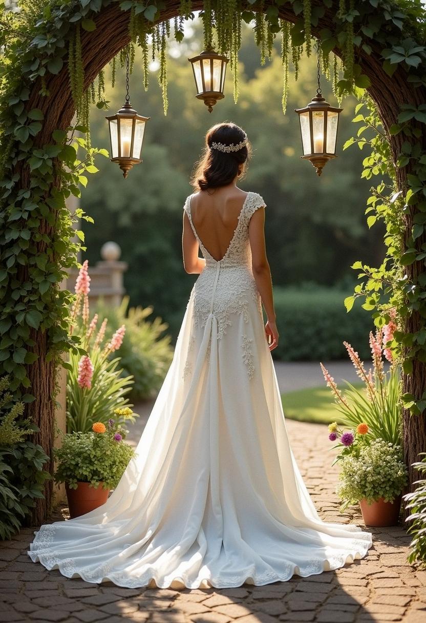 Stunning Wedding Dress Low Back Options - TheCharmingBride.com