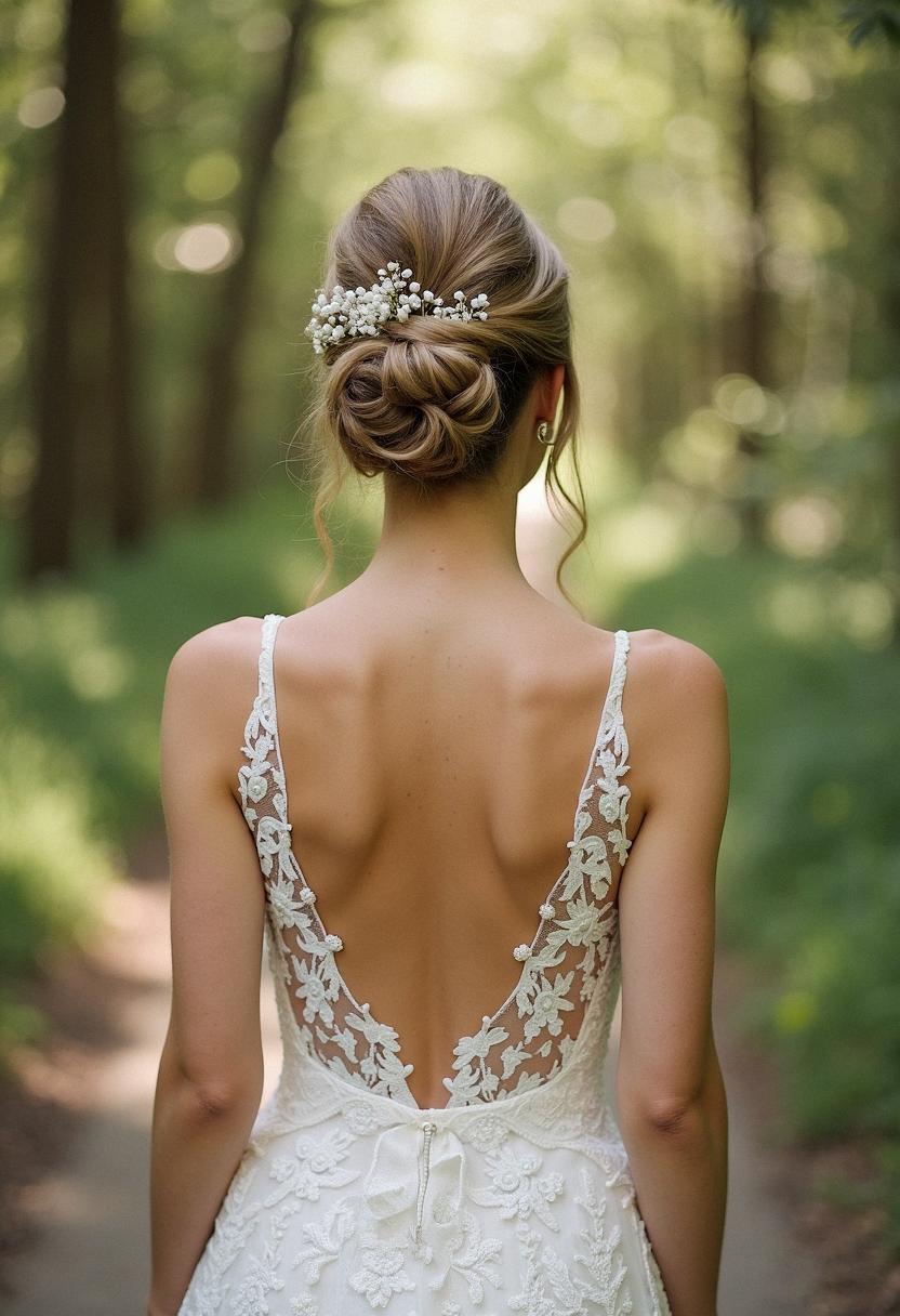 Stunning Wedding Dress Low Back Options - TheCharmingBride.com