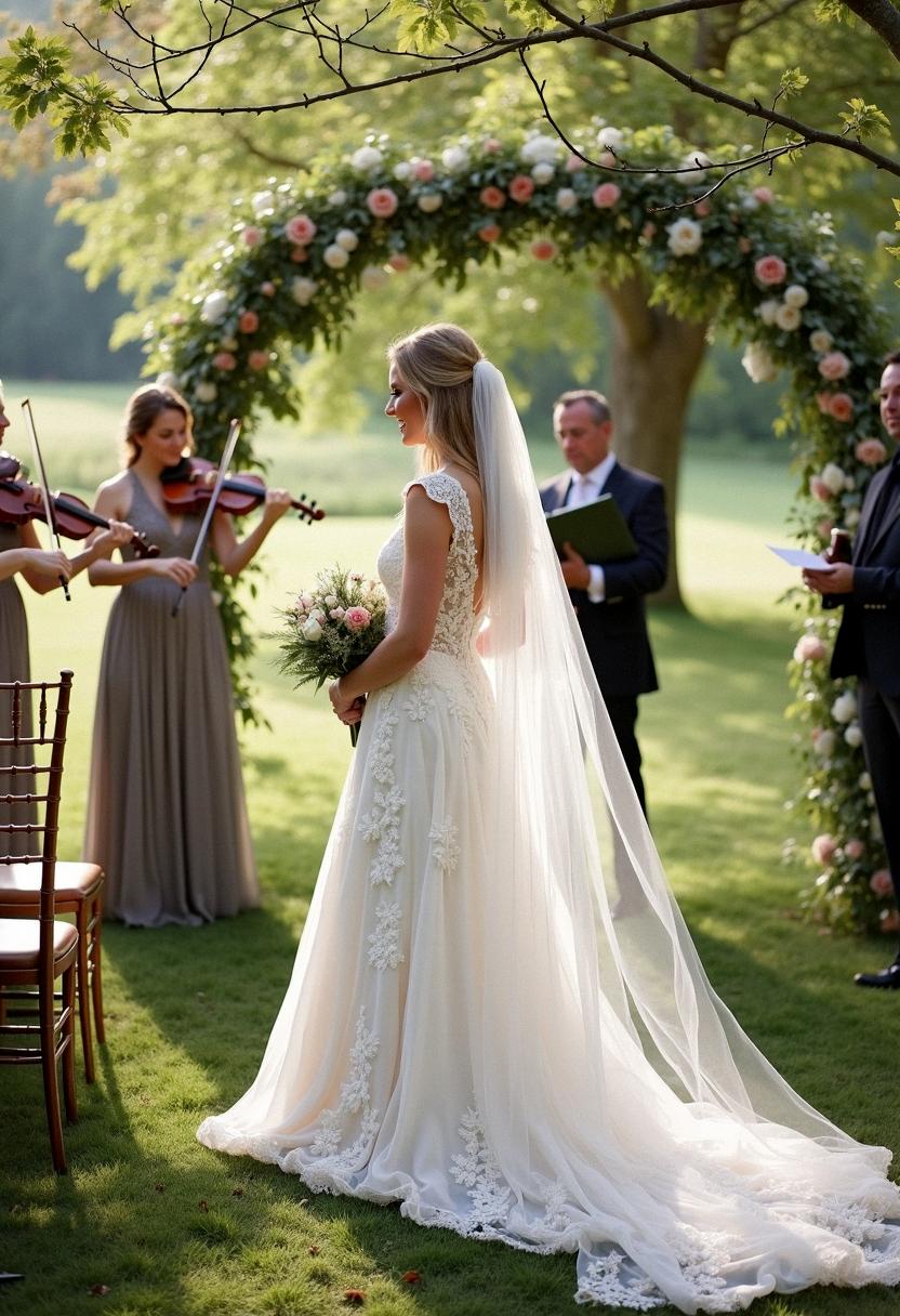 Modest Boho Wedding Dress Styles - TheCharmingBride.com