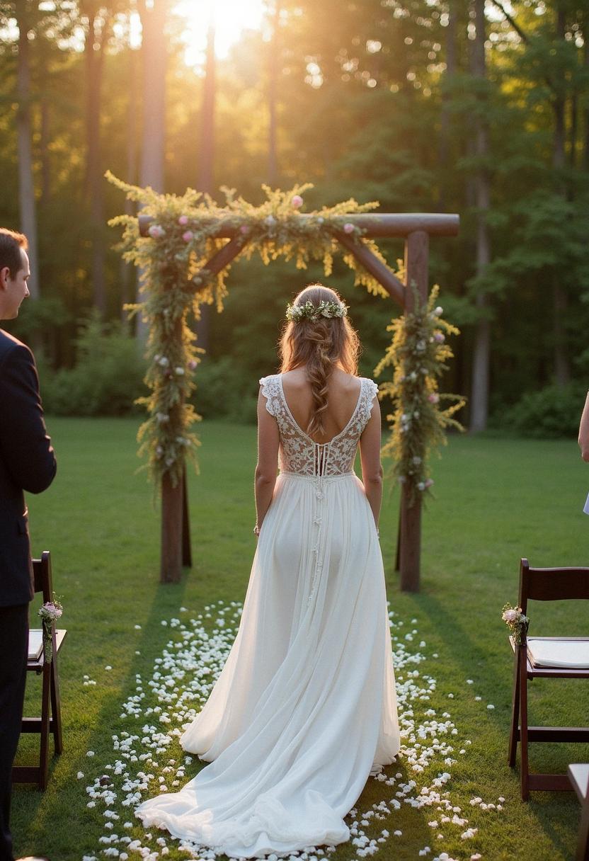 Modest Boho Wedding Dress Styles - TheCharmingBride.com