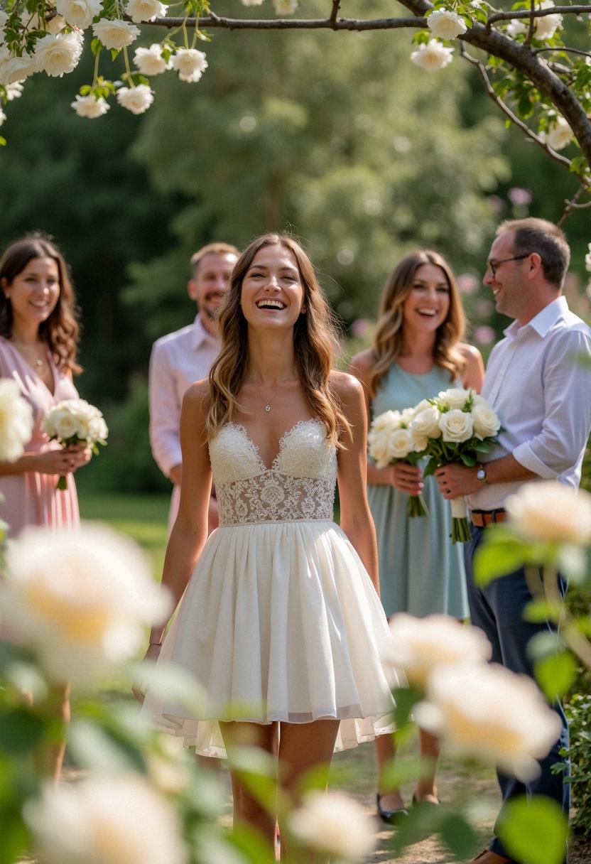 Chic Wedding Dress Short Styles - TheCharmingBride.com