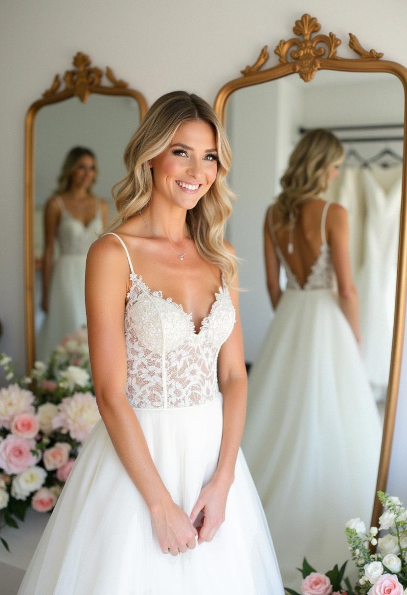 Short Wedding Dress Styles For Brides - TheCharmingBride.com