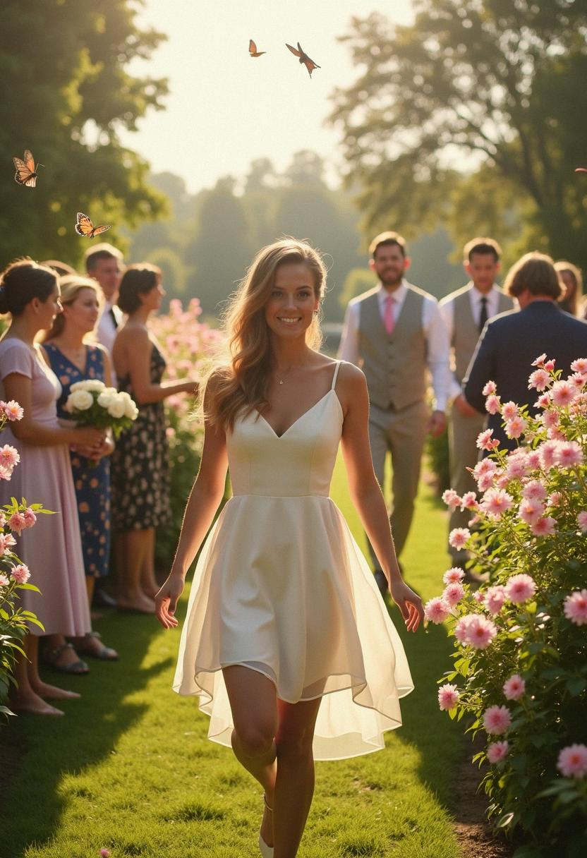 Simple Short Wedding Dress Styles - TheCharmingBride.com