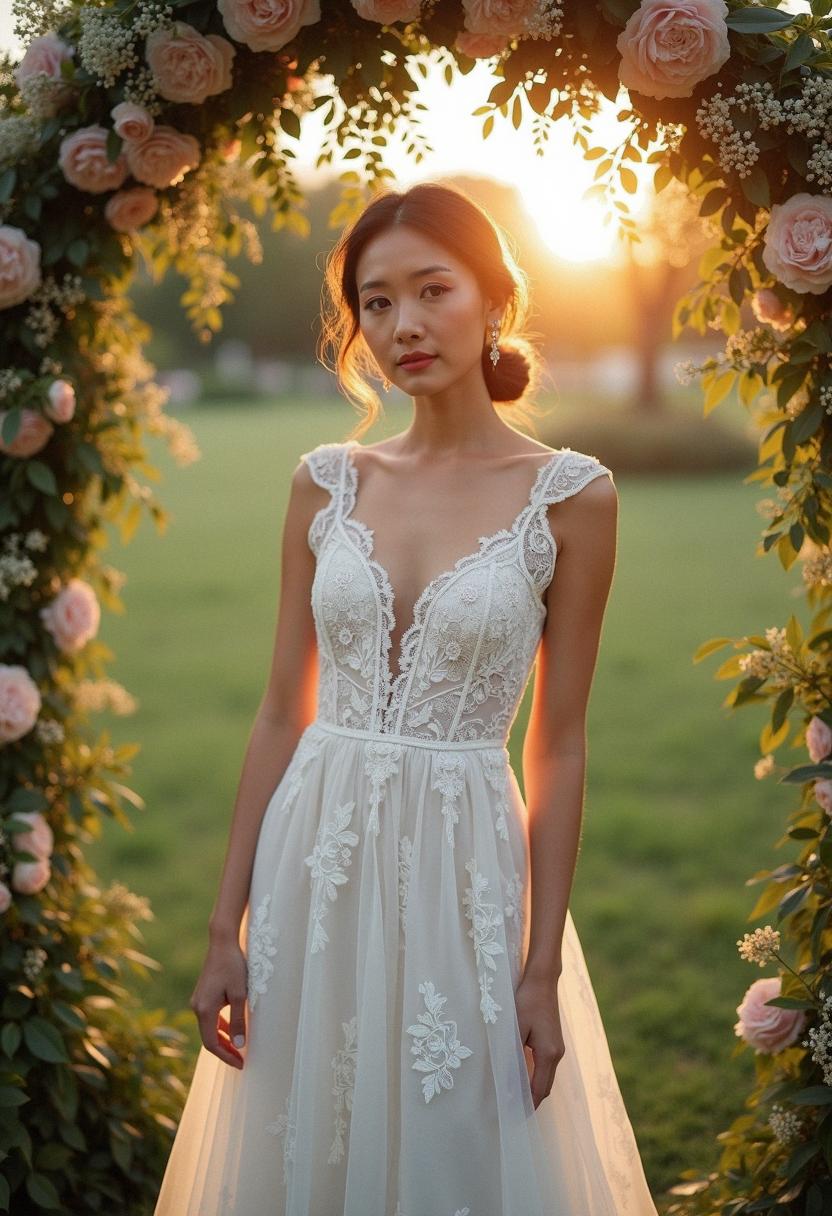 Elegant Wedding Dresses Lace Modest Styles - TheCharmingBride.com