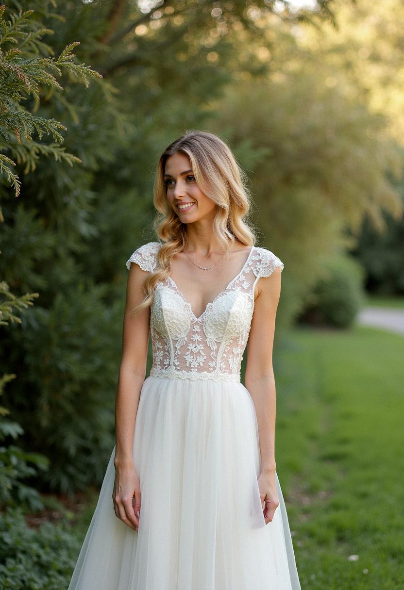 Elegant Wedding Dresses Lace Modest Styles - TheCharmingBride.com