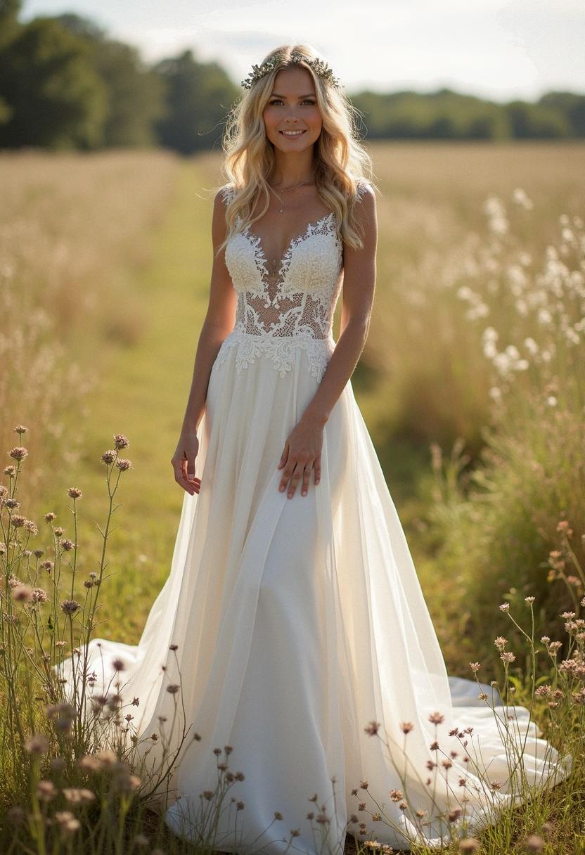 Perfect Wedding Gown For Petite Bride - TheCharmingBride.com