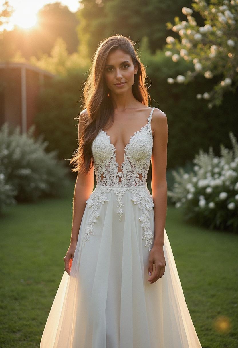 Perfect Wedding Gown For Petite Bride - TheCharmingBride.com