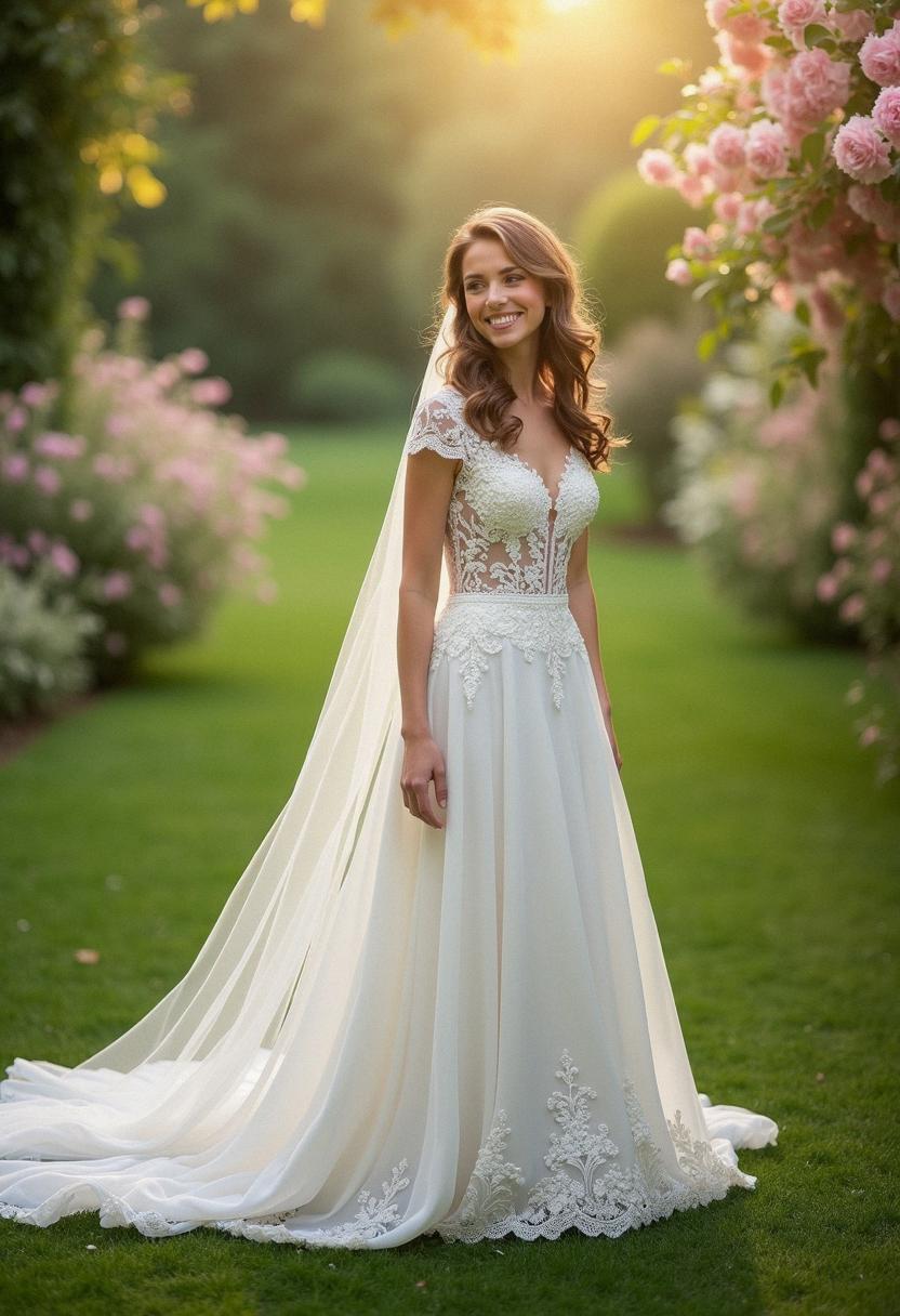 Perfect Wedding Gown For Petite Bride - TheCharmingBride.com