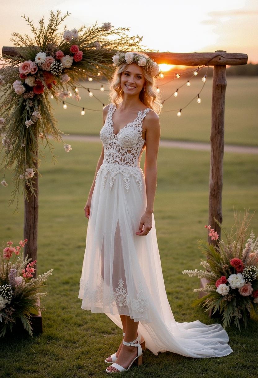 Perfect Wedding Gown For Short Brides - TheCharmingBride.com