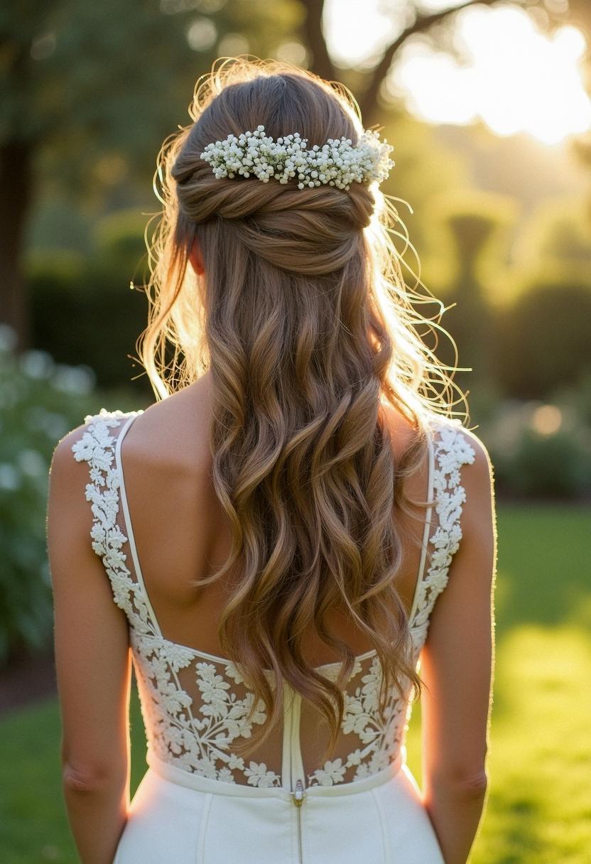 Stunning Wedding Hair Down Ideas - TheCharmingBride.com