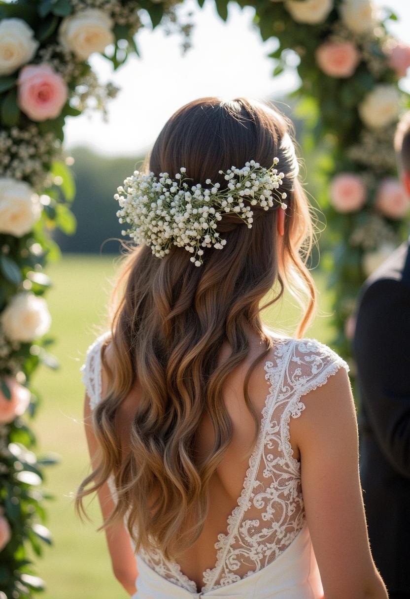 Stunning Wedding Hairstyle Down Ideas - TheCharmingBride.com