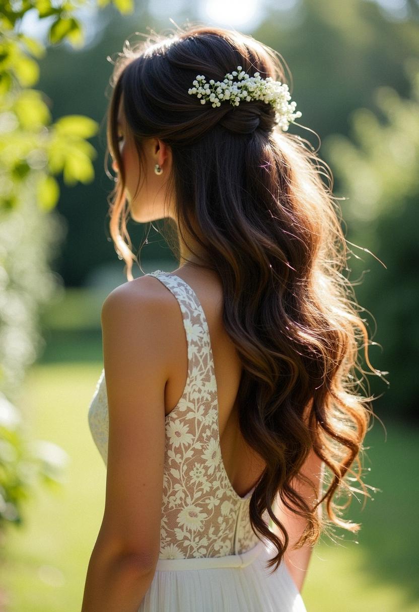 Stunning Wedding Hairstyle Down Ideas - TheCharmingBride.com