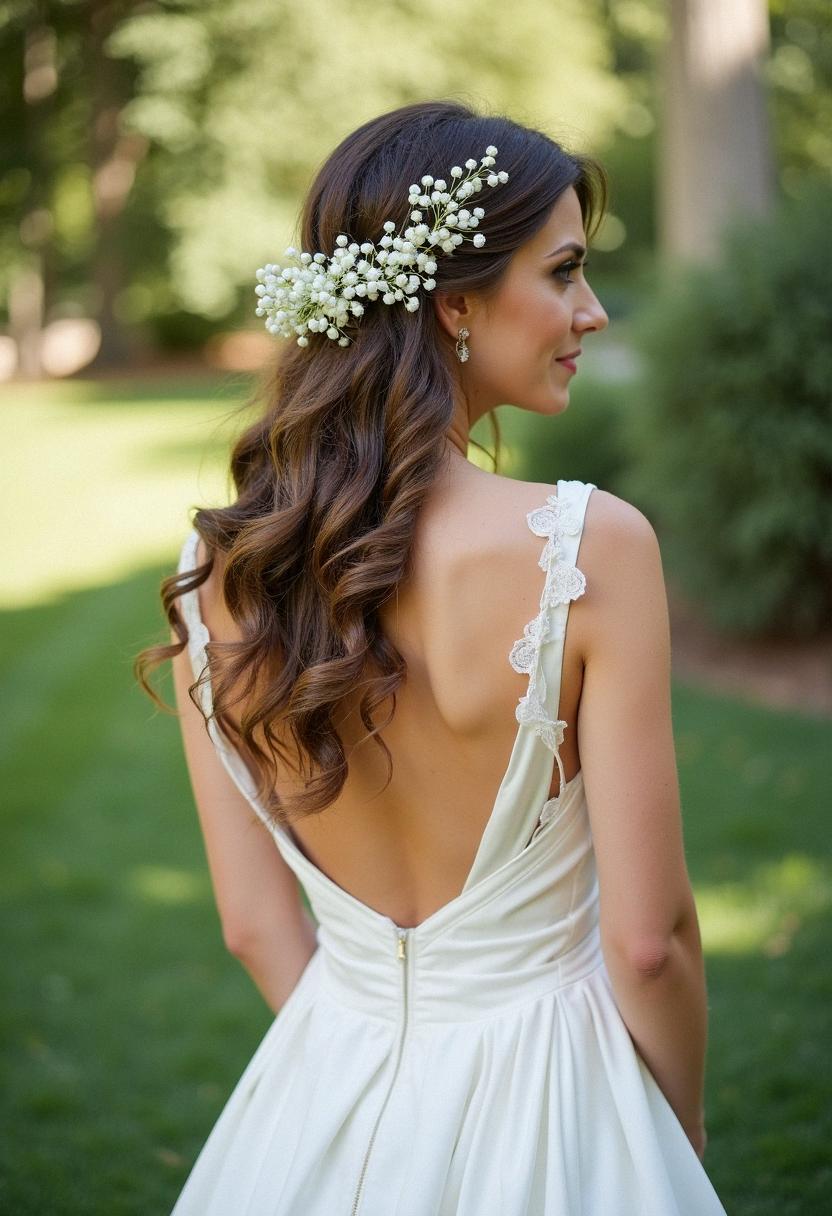 Stunning Wedding Hairstyle Down Ideas - TheCharmingBride.com