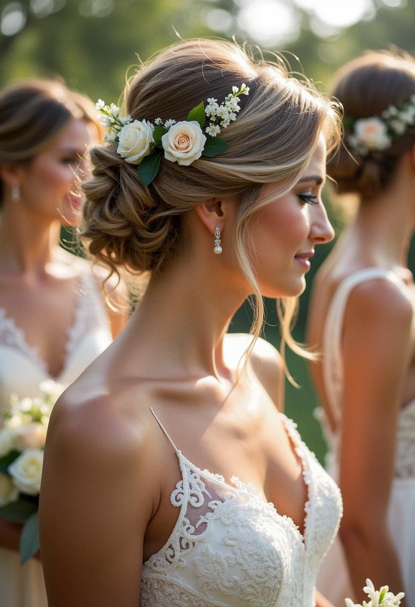 Stunning Wedding Hairstyles For Bridesmaids - TheCharmingBride.com