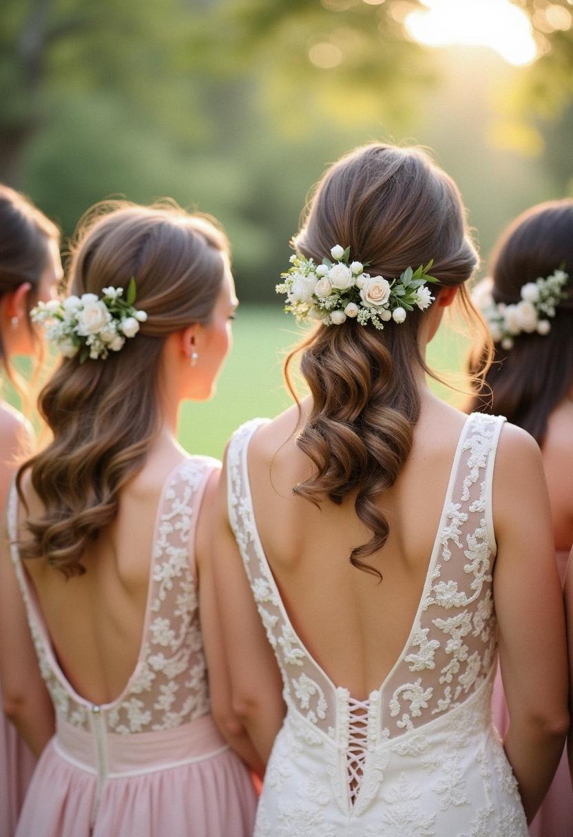 Stunning Wedding Hairstyles For Bridesmaids - TheCharmingBride.com