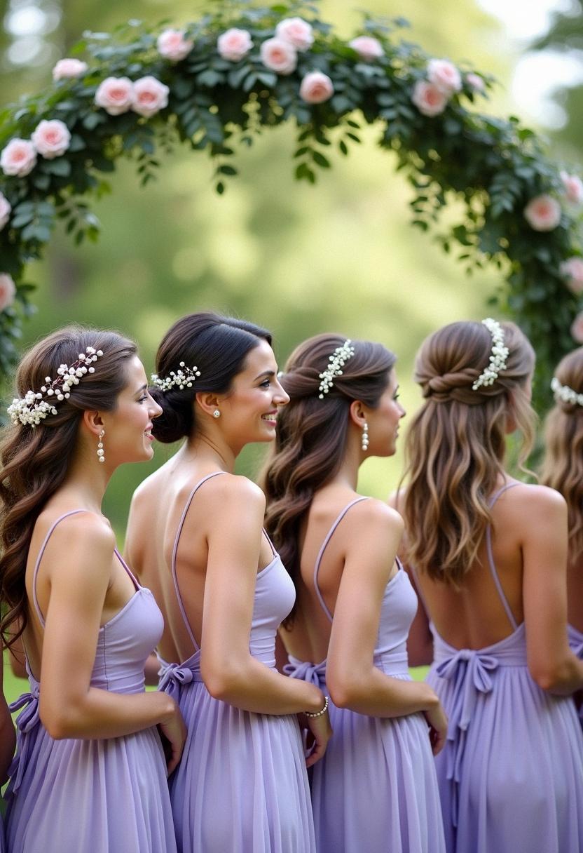 Stunning Wedding Hairstyles For Bridesmaids - TheCharmingBride.com