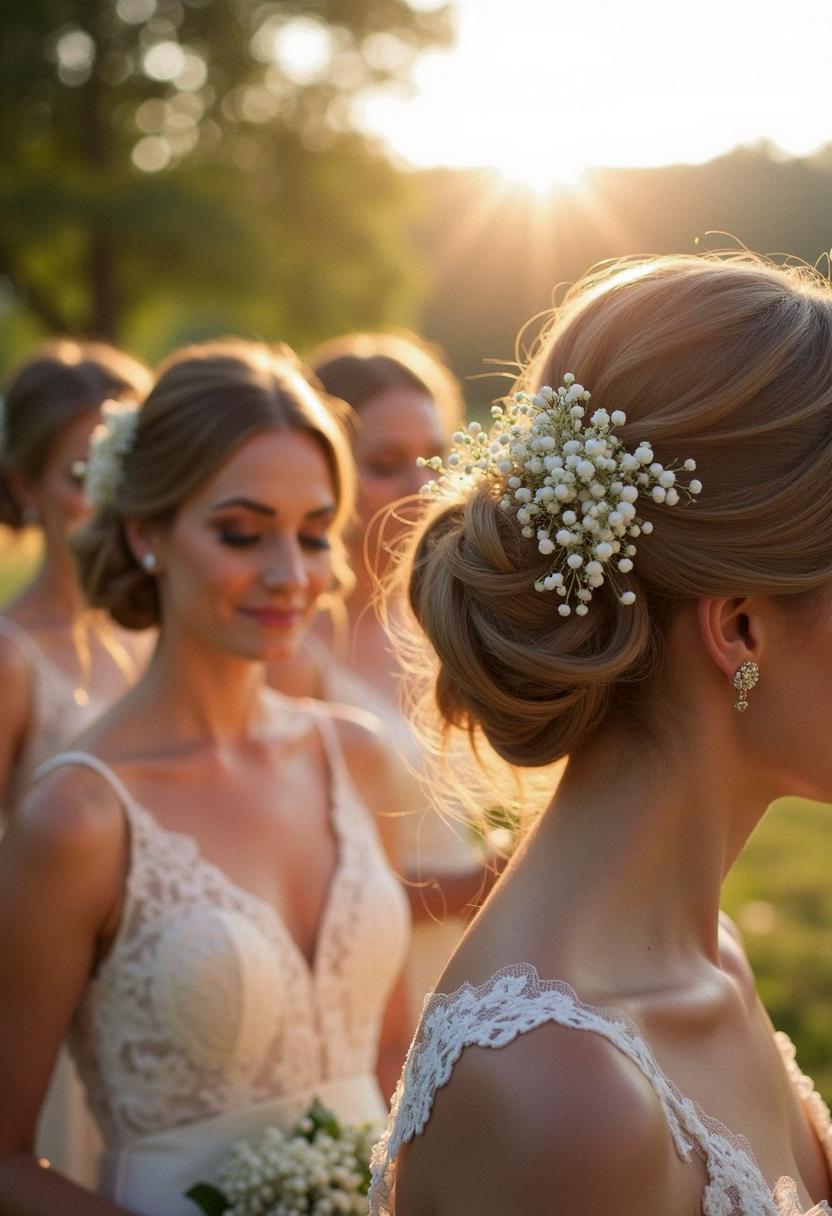Stunning Wedding Hairstyles For Bridesmaids - TheCharmingBride.com