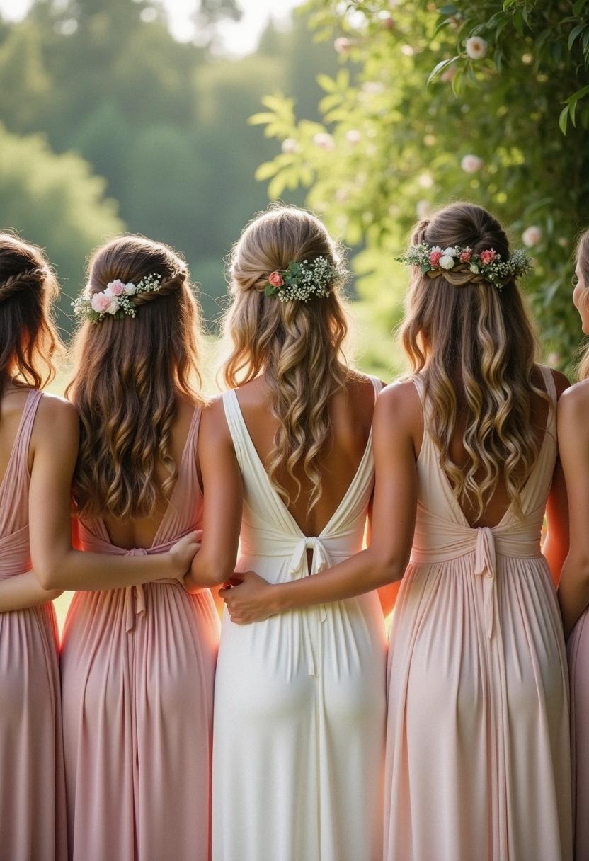 Stunning Wedding Hairstyles For Bridesmaids - TheCharmingBride.com