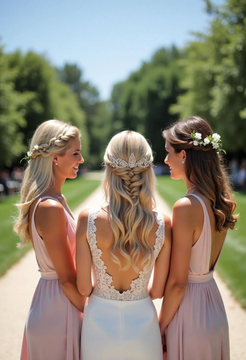 Stunning Wedding Hairstyles For Bridesmaids - TheCharmingBride.com