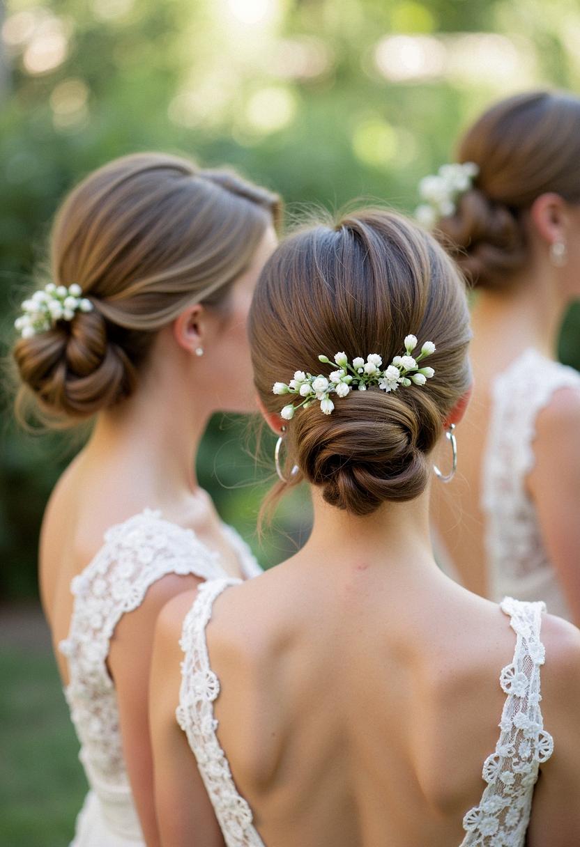 Stunning Wedding Hairstyles For Bridesmaids - TheCharmingBride.com
