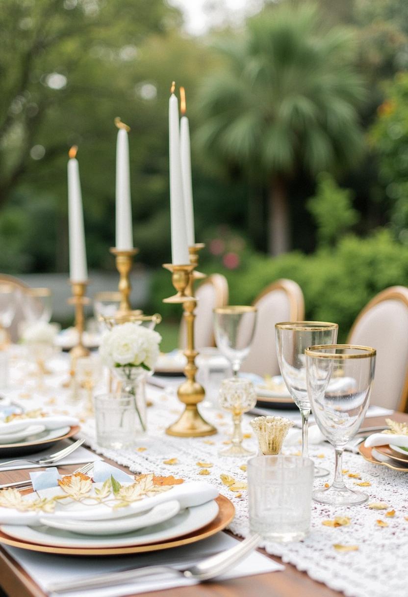Elegant Wedding Ideas Gold Theme - TheCharmingBride.com