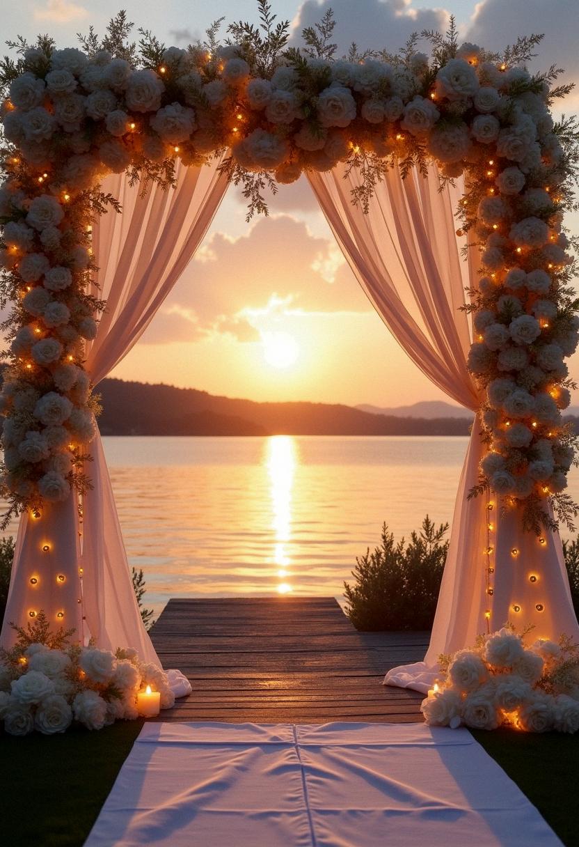 Stunning Wedding Reception Backdrop Ideas - TheCharmingBride.com