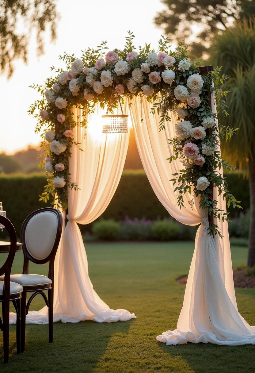 Stunning Wedding Reception Backdrop Ideas - TheCharmingBride.com