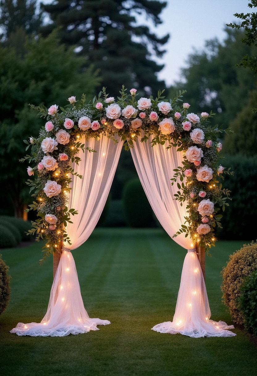 Stunning Wedding Reception Backdrop Ideas - TheCharmingBride.com
