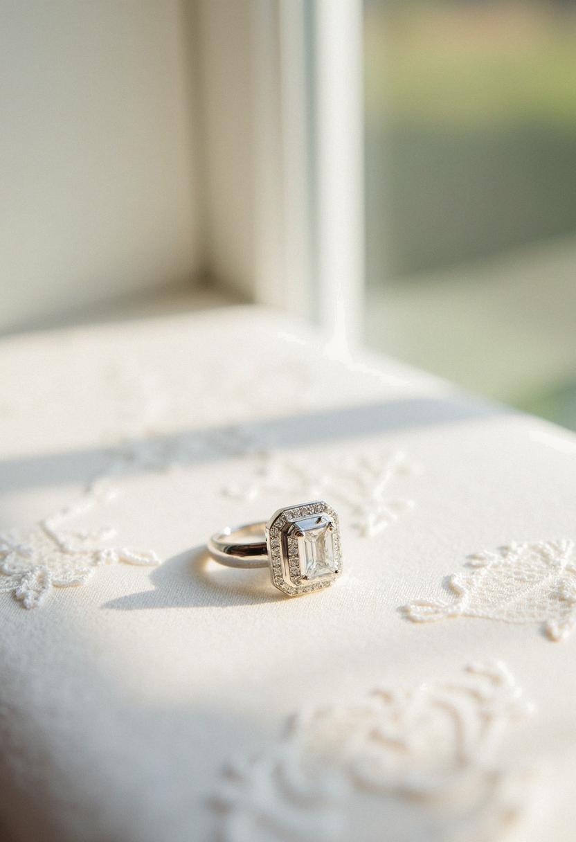 Unique Wedding Ring Rectangle Designs - TheCharmingBride.com