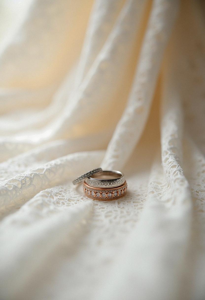 Stunning Wedding Ring Stacked Designs - TheCharmingBride.com