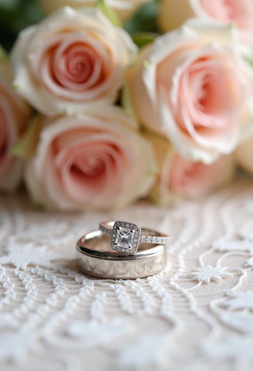 Stunning Wedding Rings Princess Cut Designs - TheCharmingBride.com