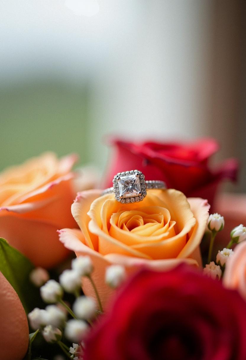 Stunning Wedding Rings Princess Cut Designs - TheCharmingBride.com