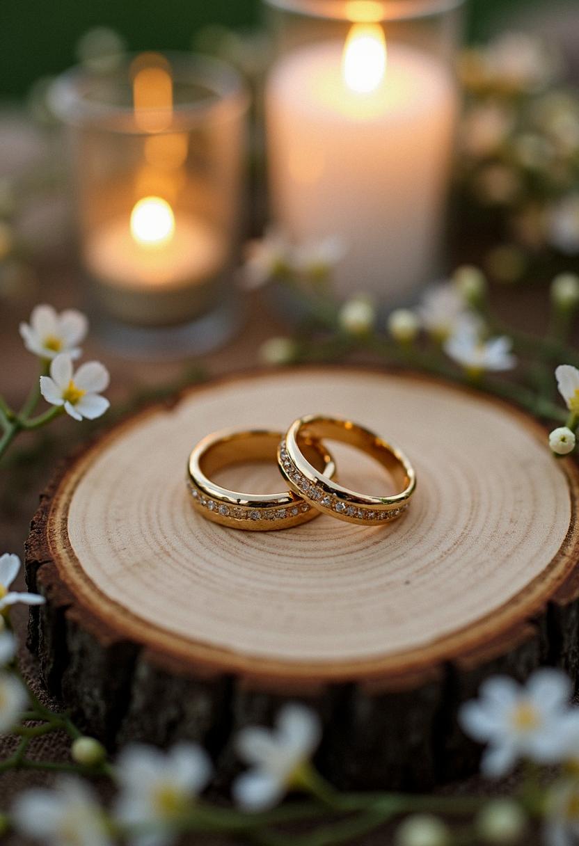 Timeless Wedding Rings Without Diamonds - TheCharmingBride.com