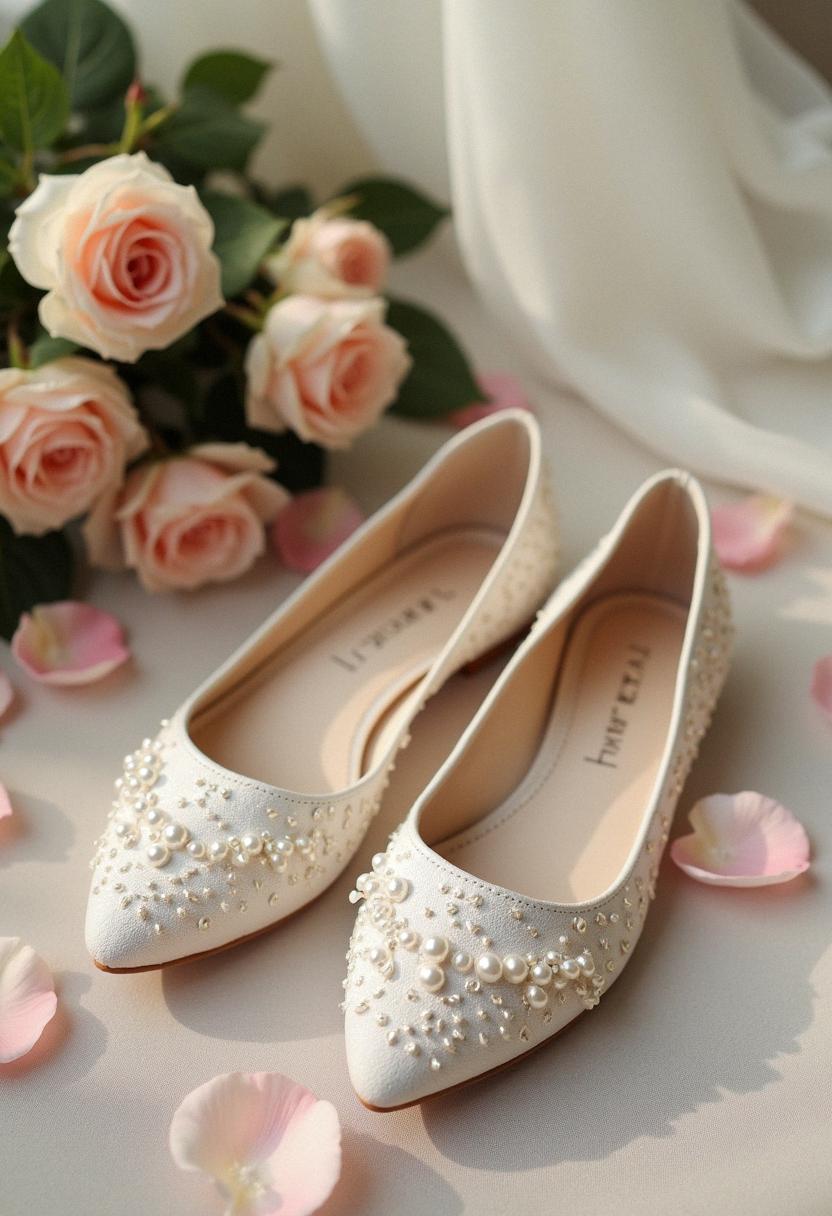 Best Wedding Shoes Comfortable Flats - TheCharmingBride.com