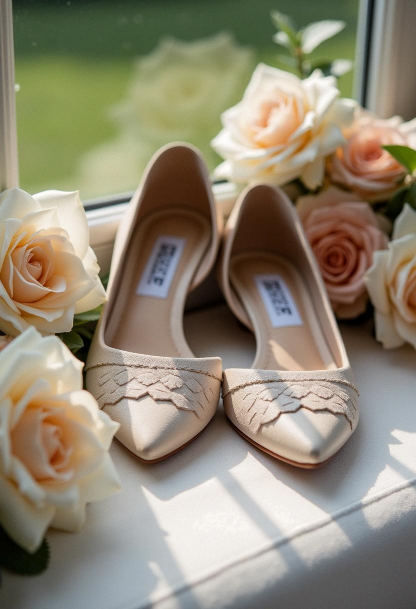 Best Wedding Shoes Comfortable Flats - TheCharmingBride.com