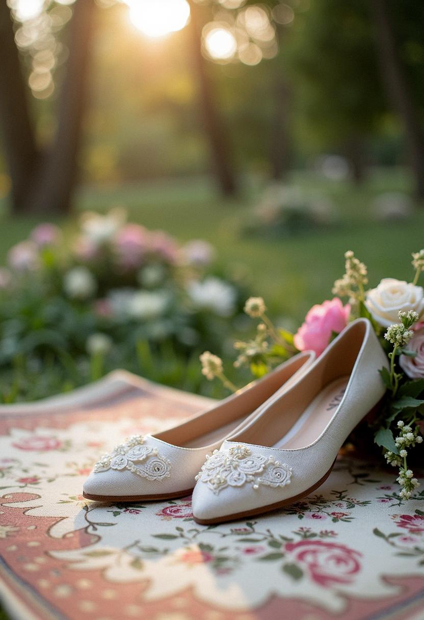 Best Wedding Shoes Comfortable Flats - TheCharmingBride.com