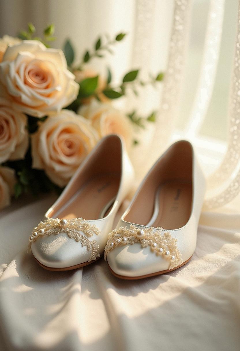 Best Wedding Shoes Comfortable Flats - TheCharmingBride.com