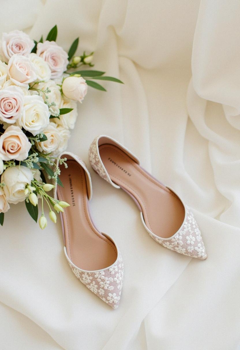 Best Wedding Shoes Comfortable Flats - TheCharmingBride.com