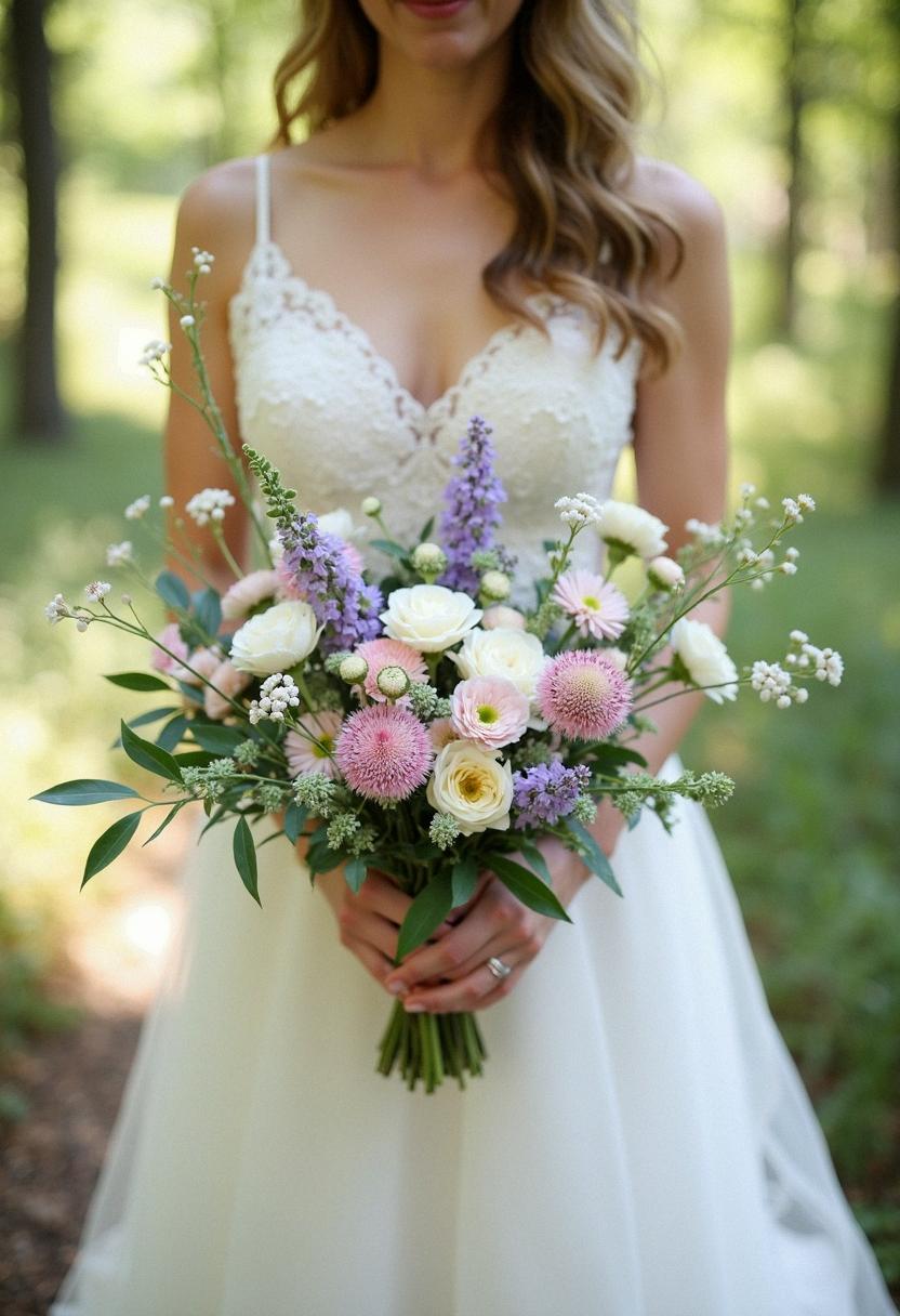 Enchanting Wildflower Bridal Bouquets Guide - TheCharmingBride.com